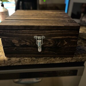 World Map Box, Adventure Gift Box, Photo Storage Case, Rustic Memory ...