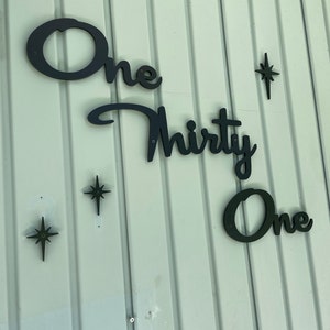 Atomic Starburst for Outdoor House Numbers - Etsy