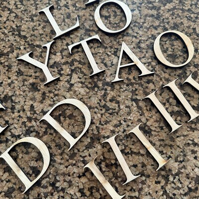 Acrylic Letters and Numbers Custom Laser Cut Capital Lower Case ...