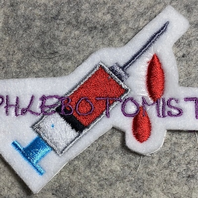 Syringe Machine Embroidery Design - Etsy