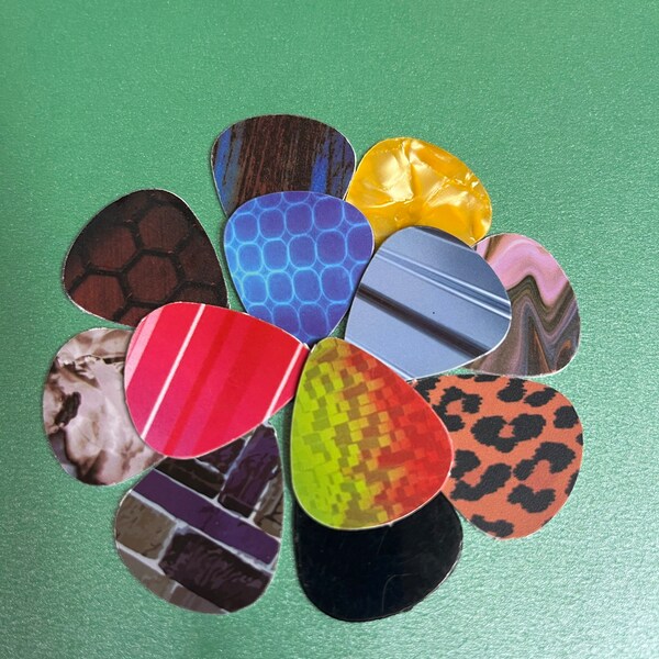 Handmade Guitar Picks - Etsy