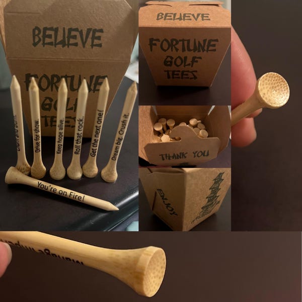 Fortune Golf Tees - Pink Edition - Etsy