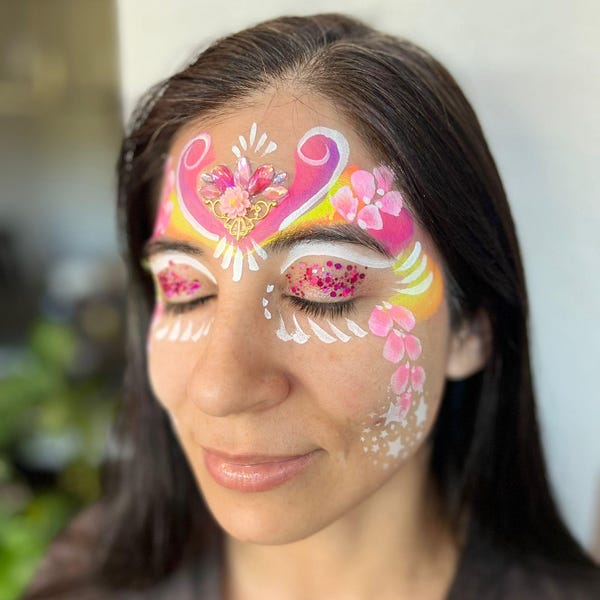 Face Painting Blings｜ Face Sticker | Face Bling - Etsy