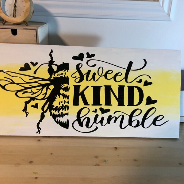 Bee SVG Cut File Instant Download, Bumble Bee Svg, Be Sweet, Be Kind ...