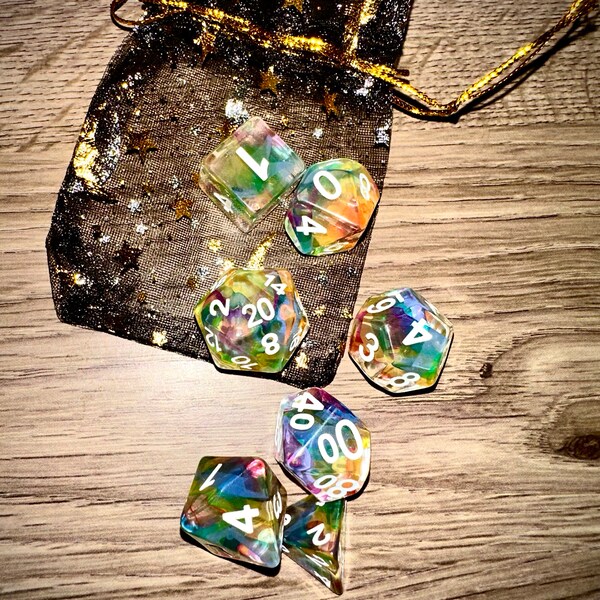 Bard Song Dnd Dice Set for Dungeons and Dragons | D20 TTRPG Polyhedral ...