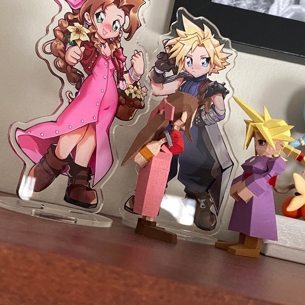 RETIRING Final Fantasy XIV Acrylic Standees FFXIV G'raha Estinien ...