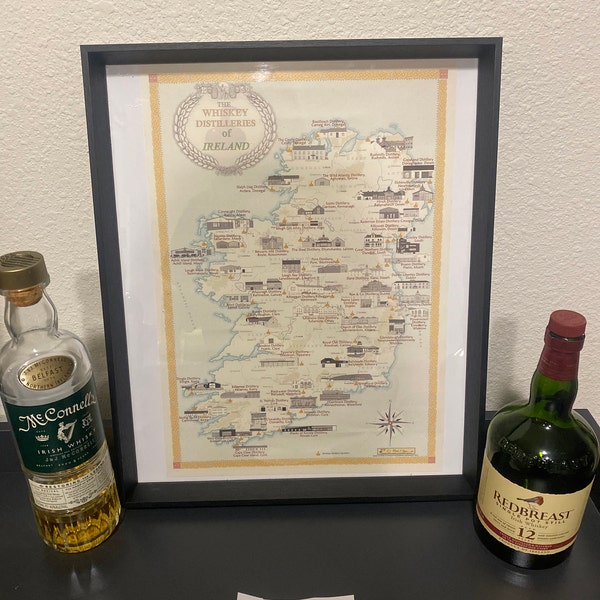 Map of Dalkey, Co Dublin Ireland - Etsy