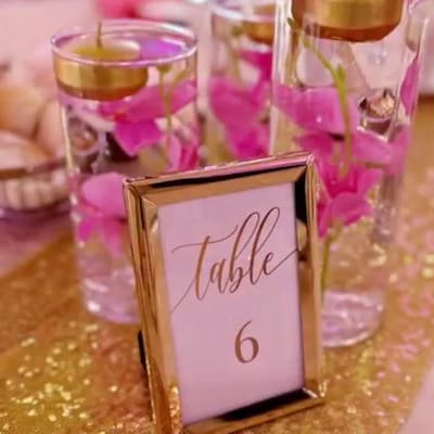 Gold Table Numbers Printable Editable Text Downloadable Wedding 0035 - Etsy