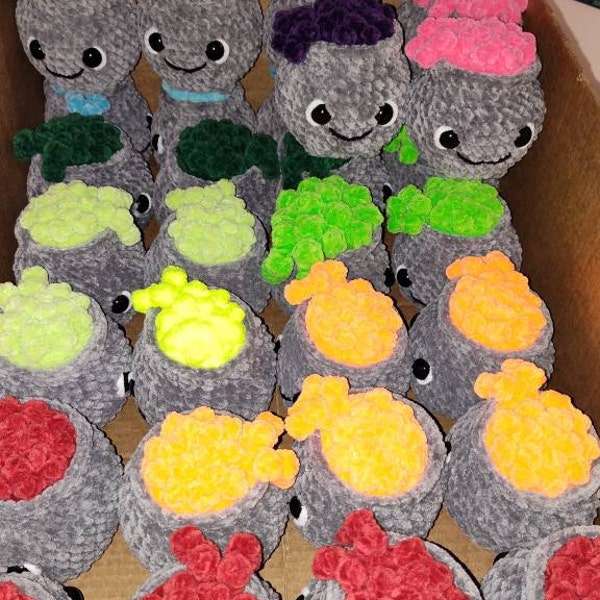 Bundle: Big and Mini Cauldron Crochet Patterns, Big and Mini Fillable ...