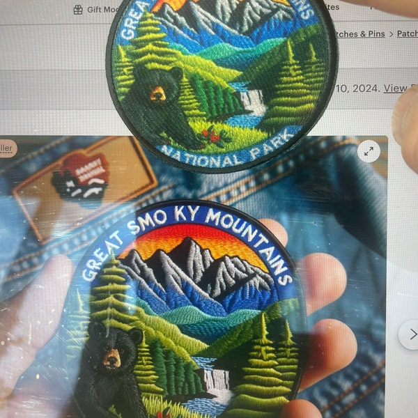 Iron-on Great Smoky Mountains Park Patch/sew-on Applique for Jackets ...