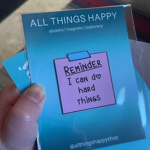CUSTOM Mental Health Reminder Magnet - Etsy