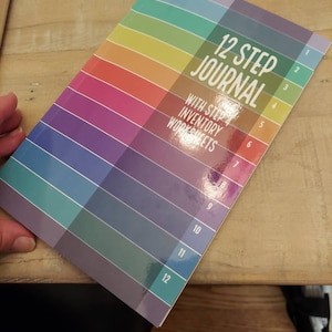 12 Step Journal PLUS Step 4 Worksheets and Step 10 Inventory AA NA Al ...