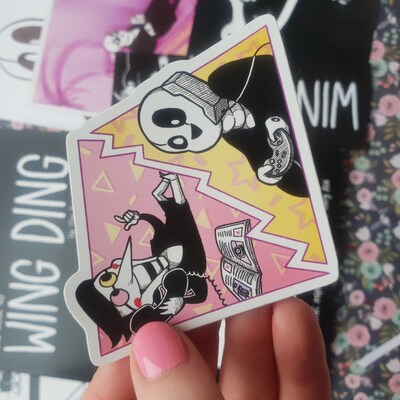 WING DING Button Badges Set of 4 1 - Etsy