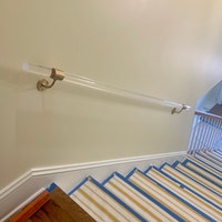 Rectangular Brass Curtain Rings for Lucite Curtain Rod, Brass Rectangle ...