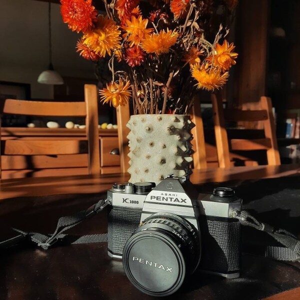 Pentax K1000 35mm Camera - SMC M 50mm F/2 Lens - Vintage SLR K-mount ...