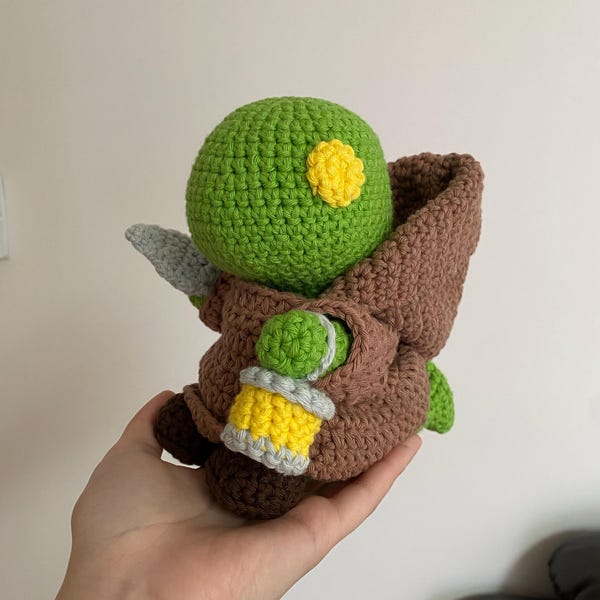 MADE to ORDER - Amigurumi Final Fantasy Tonberry Doll - Amigurumi ...