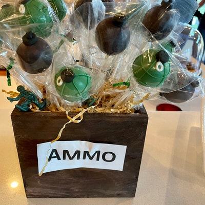 Bomb and Grenade Cake Pops, Video Game Cake Pops, Cake Pops for Boys ...