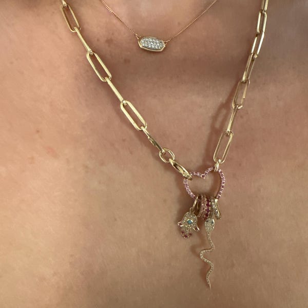 14k Solid Gold Swivel Push Lock, Swivel Gold Lock, 14k Gold Swivel ...