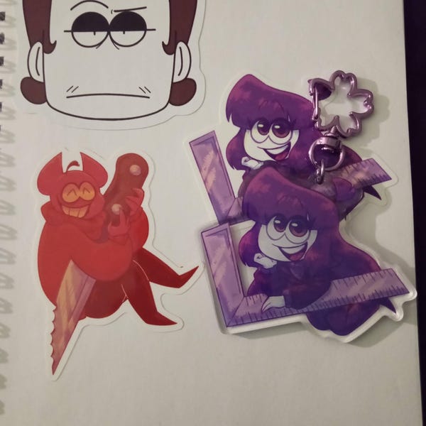 Dandys World Acrylic Keychains - Etsy
