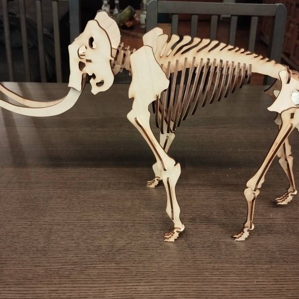 T-rex Dinosaur Digital Pattern Template File for Laser SVG DXF CDR ...