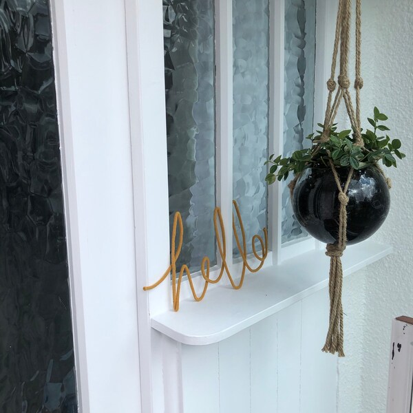 Wooly Words • Wire Art • Kids Decor • Colourful Words • Children’s ...