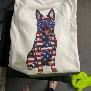 Patriotic Dog Paw Prints Fourth of July 4th America Flag USA | Etsy