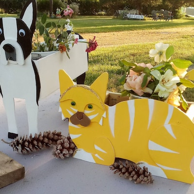Donkey Planter Scroll Saw Pattern DIY Garden Ornament Farm - Etsy