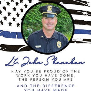 Police Retirement Welcome Sign Template, Police Thank You Sign for ...