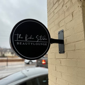 CORTEN rusted Steel LED Backlit Sign Backlit Business - Etsy Canada