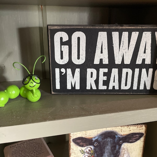 Handmade Wooden Book Worm; Bookworm;large and Small Book Worm Decor ...