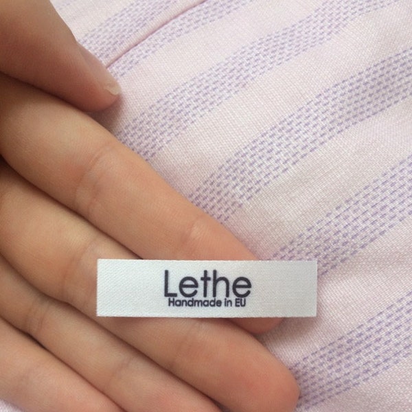 150PCS Custom Woven Labels Artwork Taffeta Clothing Labels Personalized ...