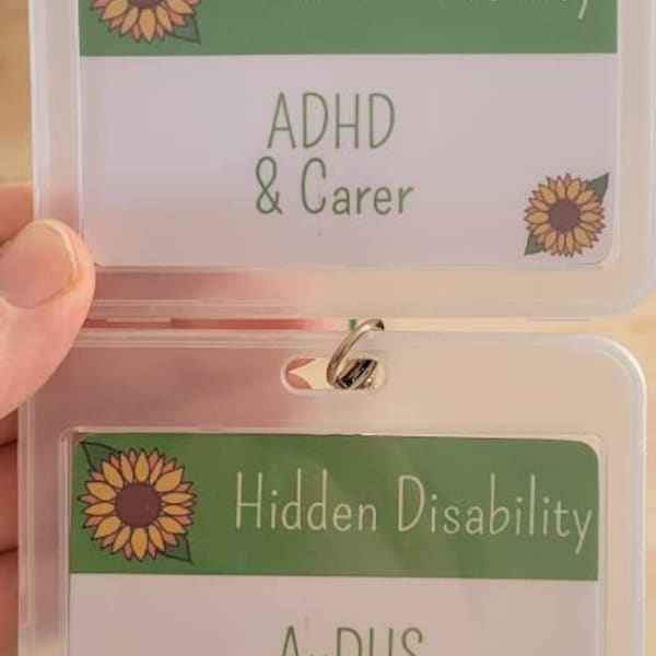 Disability Awarness Badges Pin Support SEND Neurodivergent *physical ...