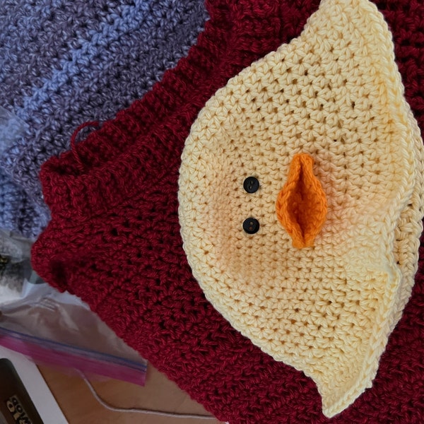 Crochet Written Pattern - Duck Bucket Hat - Etsy