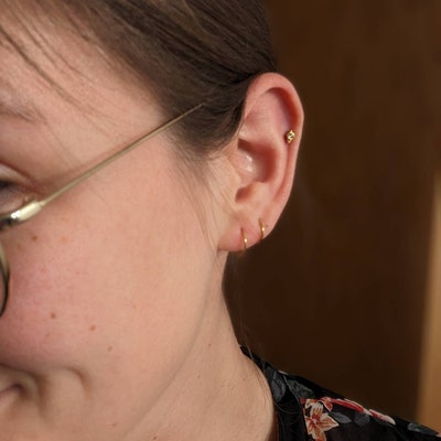 20G/18G 316L Surgical Steel Nose Ring High Polished Seamless Bendable ...