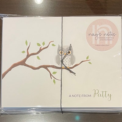 Sewing Machine Note Cards Folded Note Cards Personalized Sewing ...