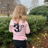 3 Cat SVG File Third Birthday SVG Cat SVG 3rd Birthday Kitty Cat Party ...