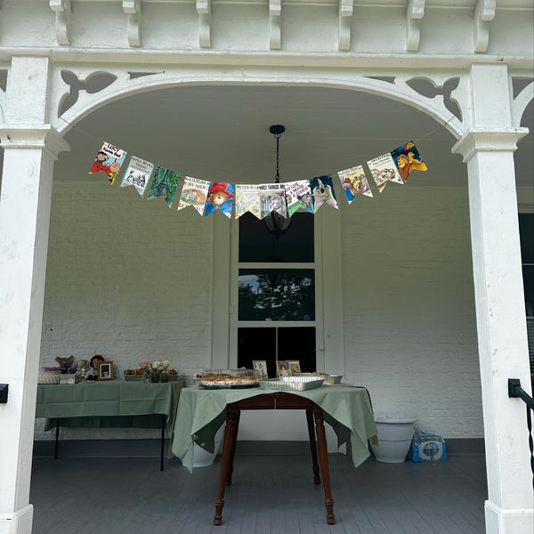 The Runaway Bunny Book Page Banner Garland Nursery Baby Shower Birthday ...