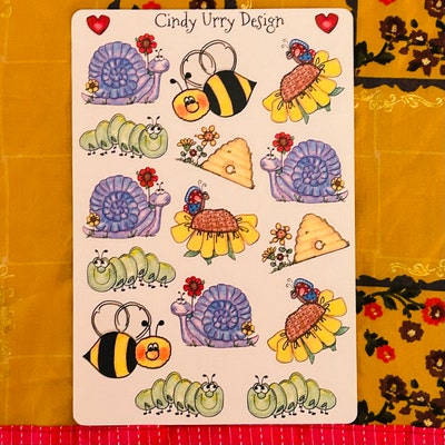 Balloons Cute Functional Icon Reminder Stickers, Planner, Bullet ...