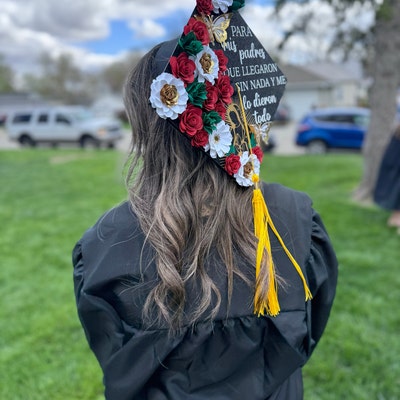 Virgin Mary Graduation Cap, Mexico Grad Topper, Graduation, First ...