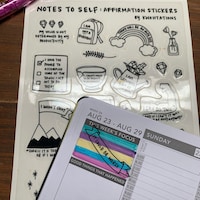 Affirmation Sticker Sheet - Etsy