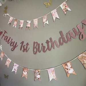Marie Antoinette Glitter Bunting Marie Party Decor Marie - Etsy