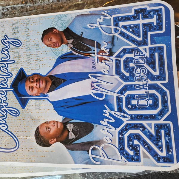 Custom Grad Fans, Graduation Fans, Head on a Stick, Custom Face Fans ...