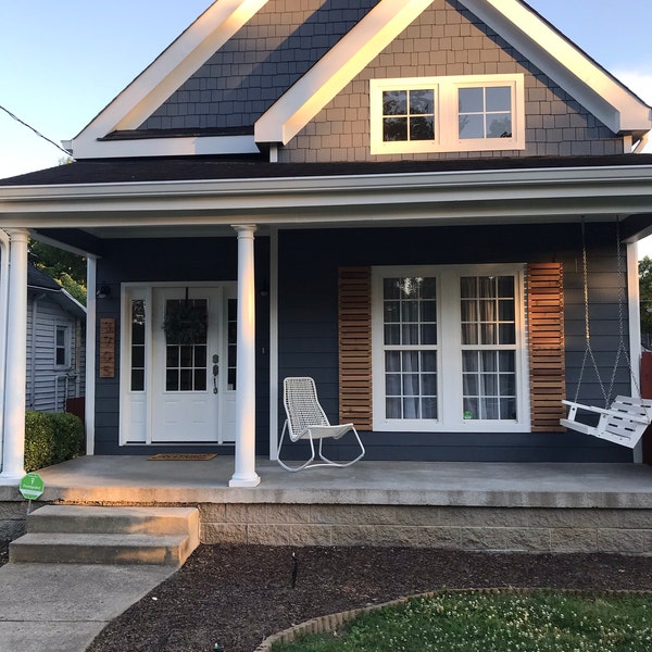 Modern House Shutters - 2” Slats - Etsy