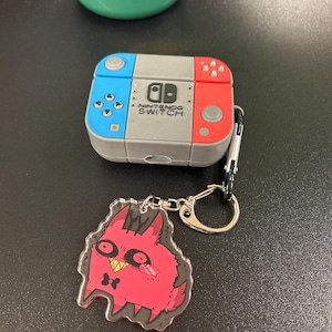 Cursed Cat Alastor, Vox, Lucifer Hazbin Hotel Keychain Cute Cursed Cat ...