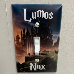 Lumos Nox Castle Light Switch Plate - Etsy
