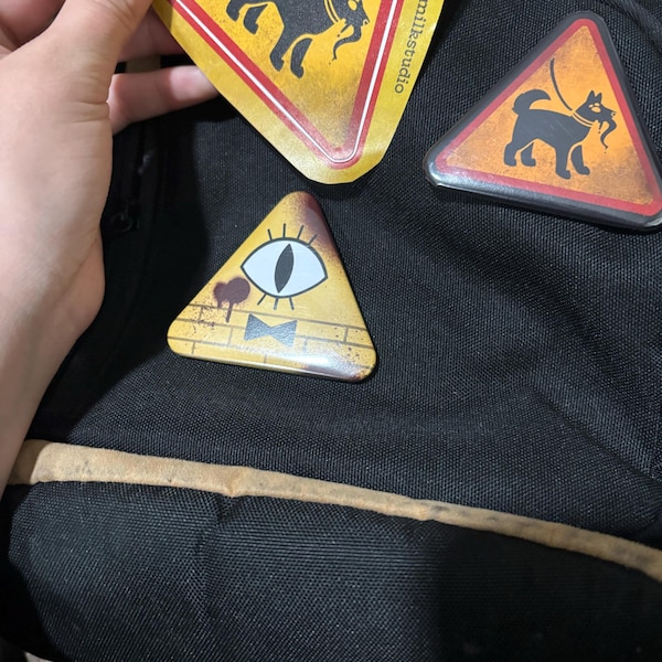 Cryptid Deer Warning Embroidered Patch | Paranormal - Scp - Patches ...