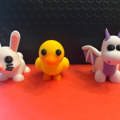 Roblox Adopt Me Pets 3D Printed Multi-color Physical Pets - Etsy
