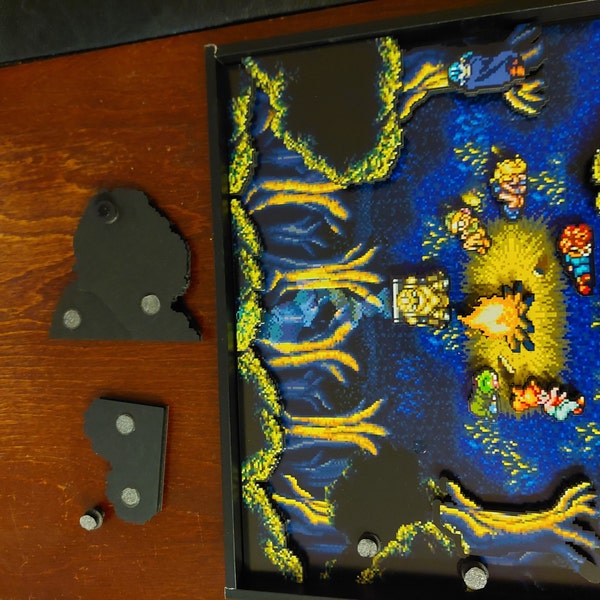 Chrono Trigger - Fiona's Forest - Campfire 8x10 3D Shadow Box! - Etsy