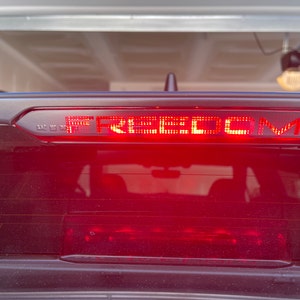 Vinyl Brake Light Decal Matte Black - Etsy