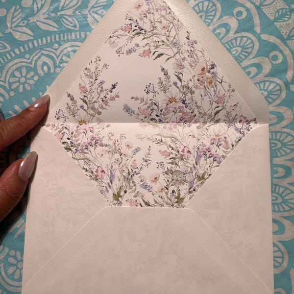 Sage Green Floral Wedding Invitation, Traditional Wedding Invitations ...